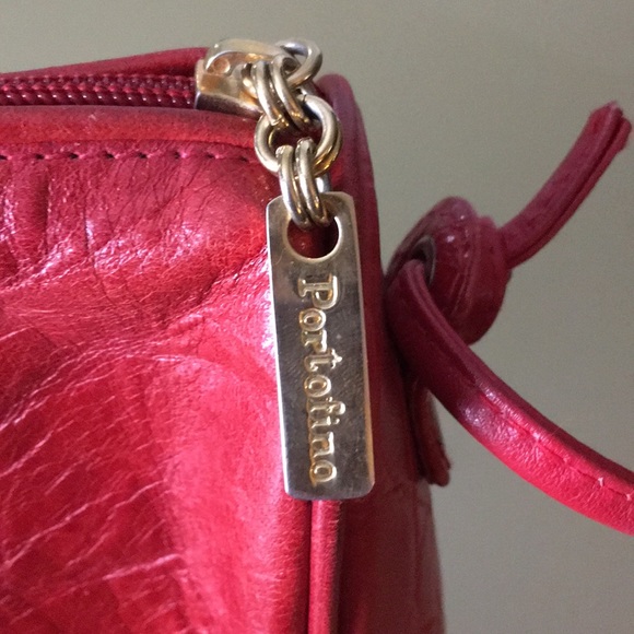 Portofino Collection | Bags | Vintage Portofino Collection Red Leather ...